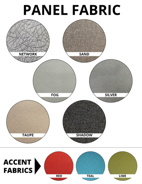 3 Person Side-by-Side Workstations with Panels – New Life Office